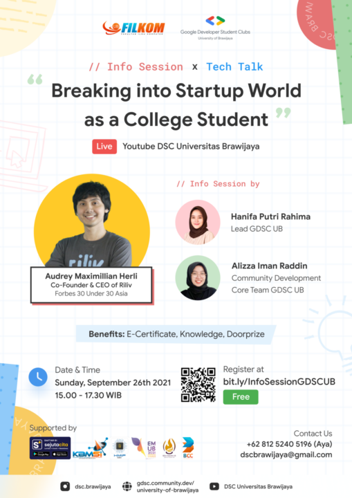 Info Session x Tech Talk: Breaking into Startup World as A College ...