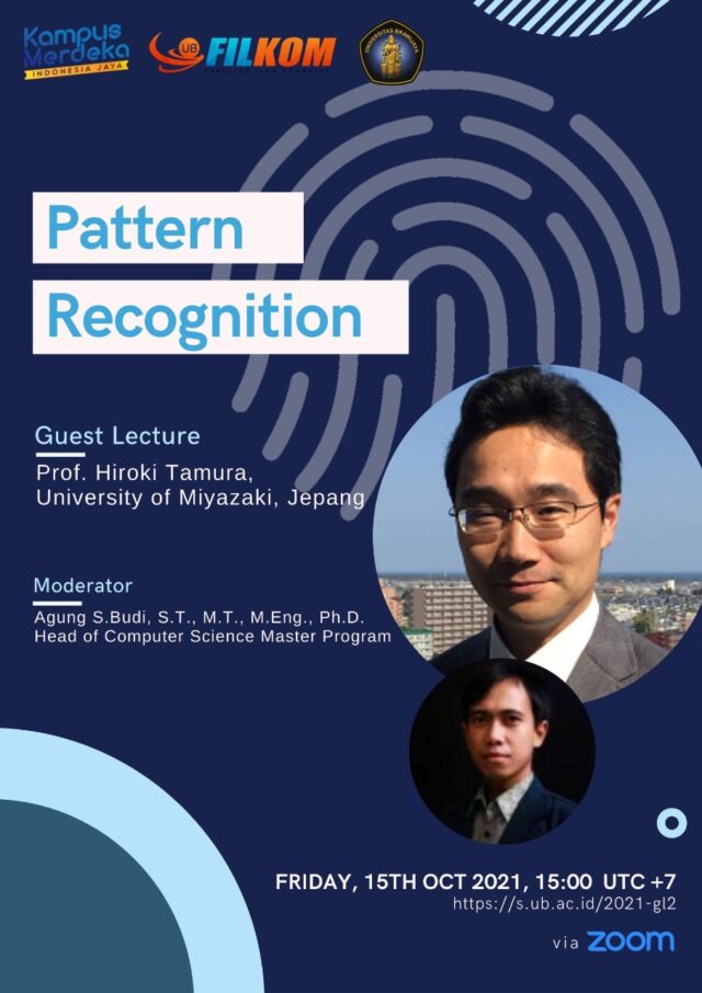 Guest Lecture : Pattern Recognition - Fakultas Ilmu Komputer ...