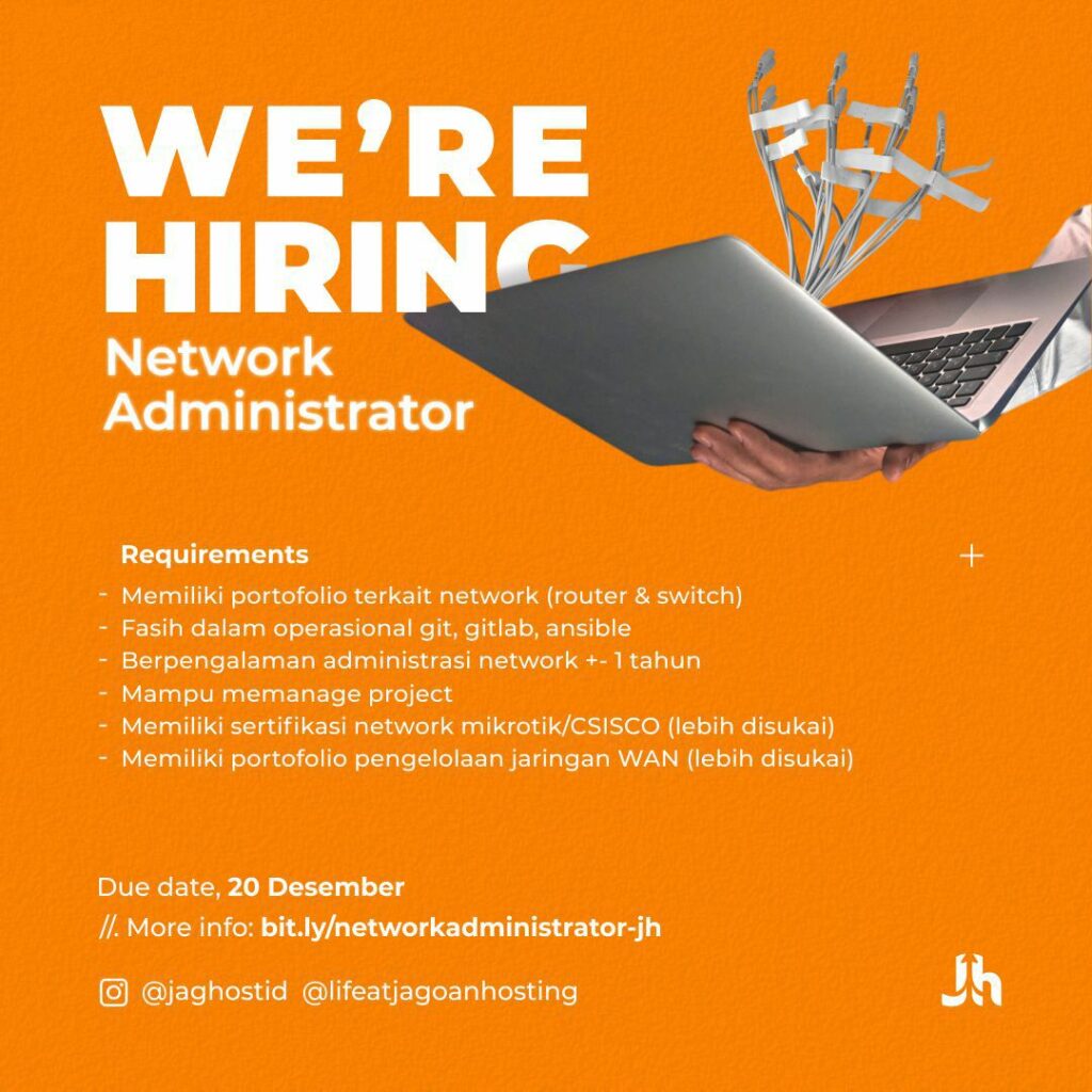 Open Recruitment JagoanHosting - Fakultas Ilmu Komputer | Universitas Brawijaya