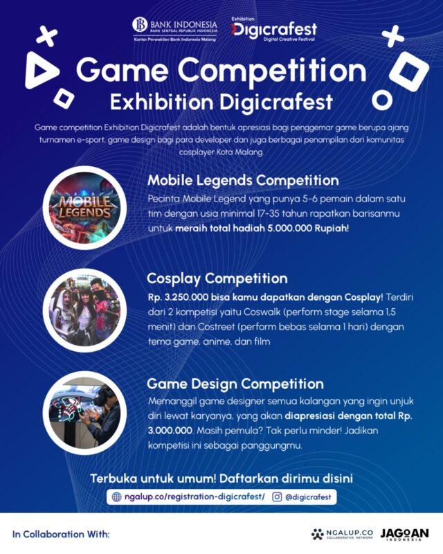Game Competition - Exhibition Digicrafest - Fakultas Ilmu Komputer ...