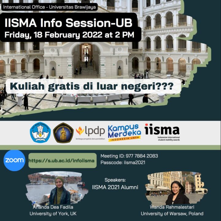 Info Session Alumni Award IISMA 2021 - Fakultas Ilmu Komputer ...
