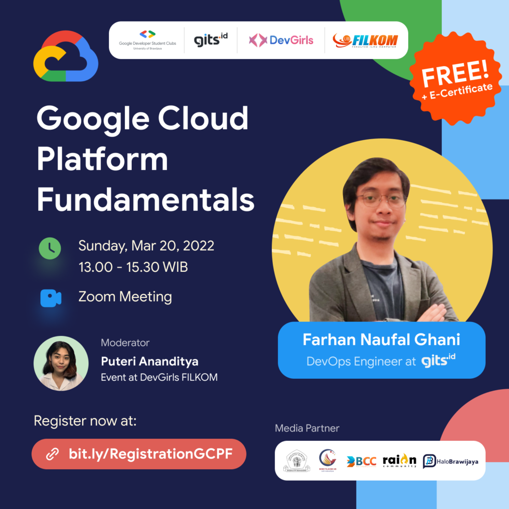 Webinar Google Cloud Platform Fundamentals - Fakultas Ilmu Komputer | Universitas Brawijaya
