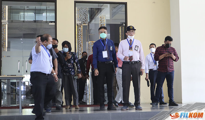 Rektor Ub Kunjungi Filkom Pada Hari Pertama Pelaksanaan Utbk Fakultas