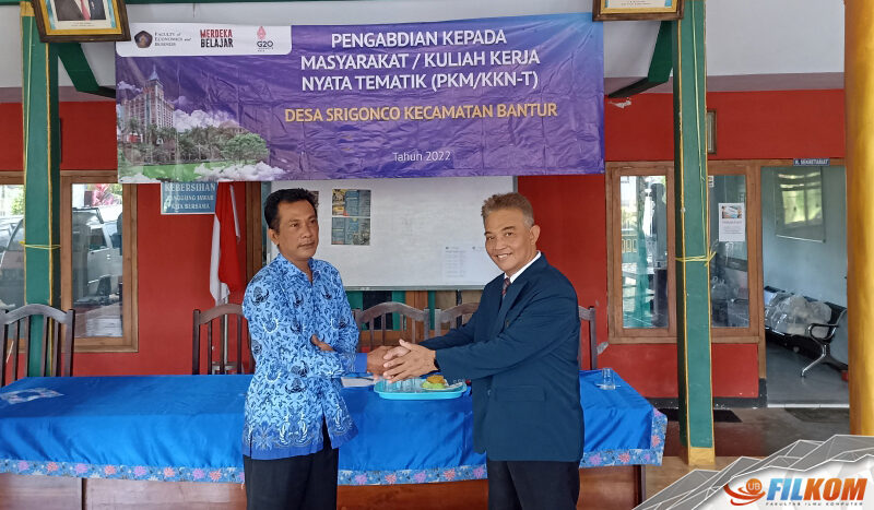 Serah Terima Peserta KKN Tematik FILKOM UB di Desa Srigonco, Kecamatan ... Serah Terima Peserta KKN Tematik FILKOM UB di Desa Srigonco, Kecamatan ...