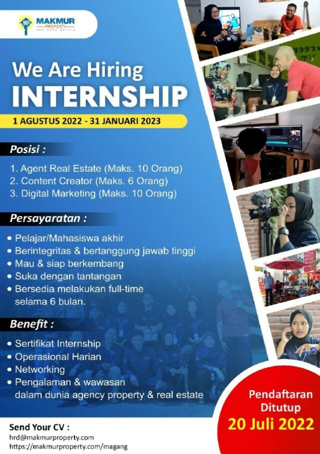 Internship Program at Makmur Property - Fakultas Ilmu Komputer ...