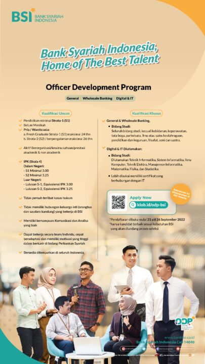 Bank Syariah Indonesia - Home of The Best Talent (Open Recruitment) - Fakultas Ilmu Komputer ...