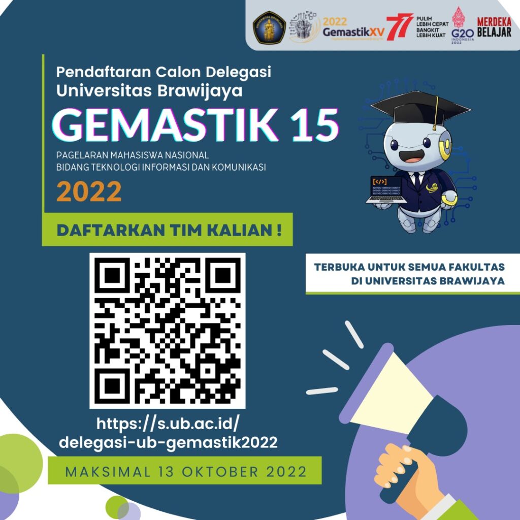 Pendaftaran Calon Delegasi Universitas PAGELARAN MAHASISWA NASIONAL BIDANG TEKNOLOGI INFORMASI ...