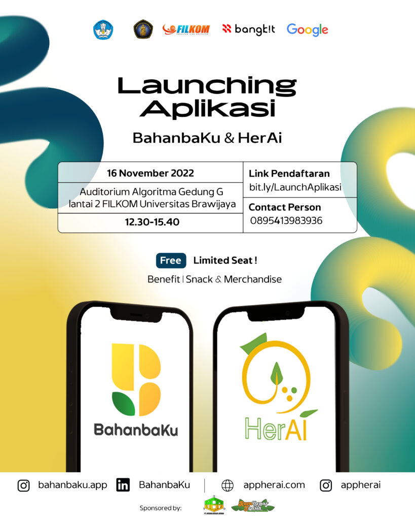 Launching Aplikasi BahanbaKu & HerAi - Fakultas Ilmu Komputer | Universitas Brawijaya