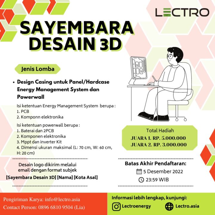 Sayembara Desain 3D Powerwall dan Energy Management System LECTRO ...