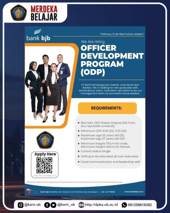 Bank BJB Open Recruitment - Fakultas Ilmu Komputer | Universitas Brawijaya