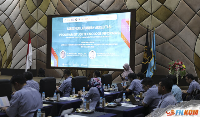 Asesmen Lapangan Oleh Tim Asesor LAM INFOKOM Dalam Rangka Visitasi Akreditasi Prodi Teknologi ...