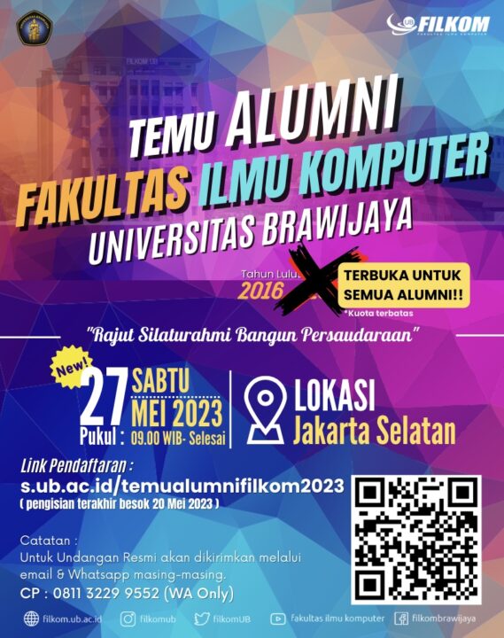 Temu Alumni FILKOM UB 2023 (Untuk Semua Alumni) - Fakultas Ilmu ...