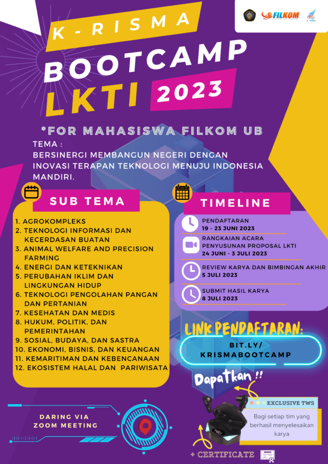 Bootcamp LKTI 2023 Oleh K-RISMA FILKOM - Fakultas Ilmu Komputer ...