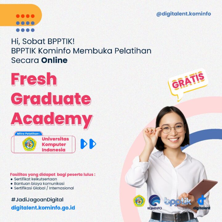 Pelatihan Fresh Graduate Academy (FGA) Digitalent Kominfo - Fakultas Ilmu Komputer | Universitas ...