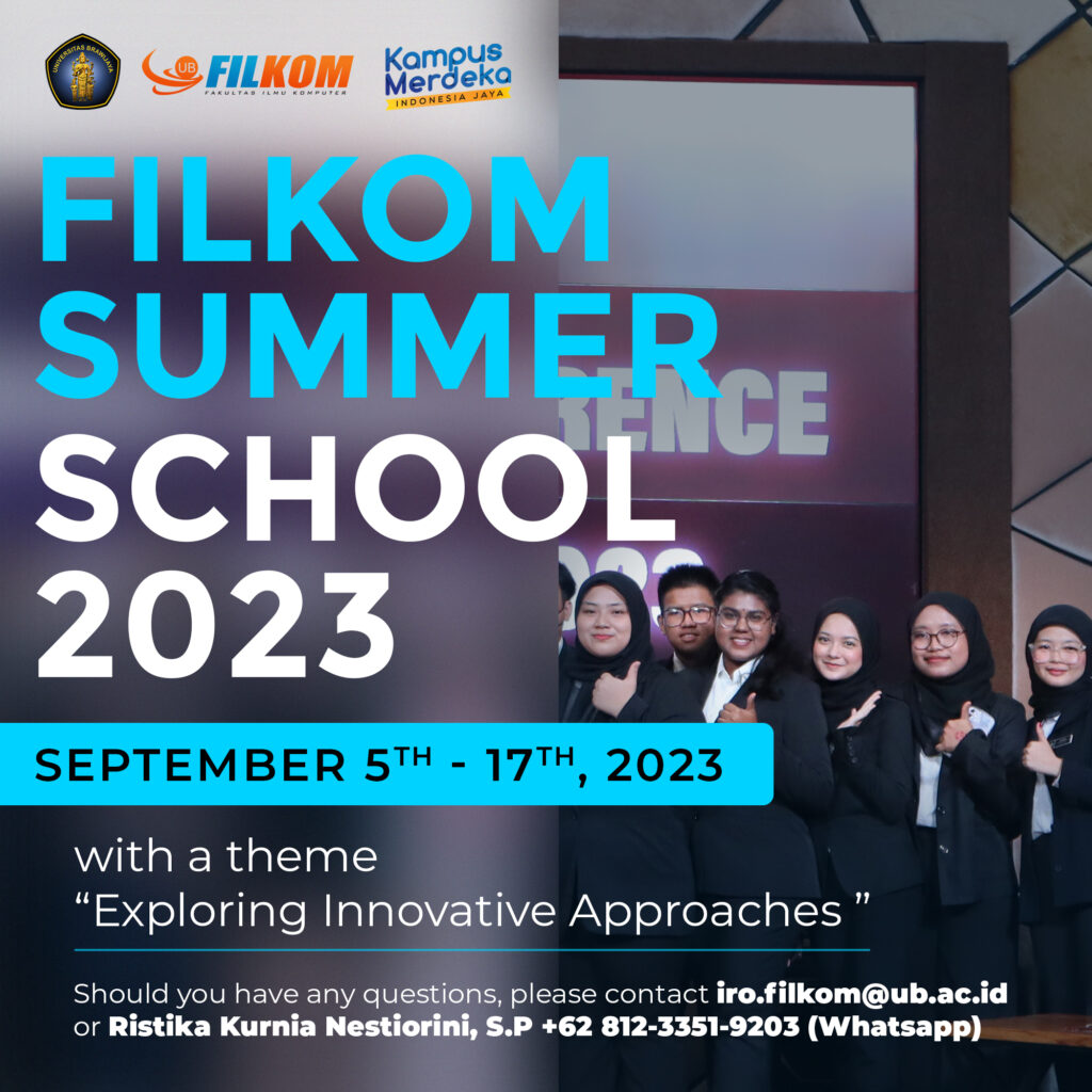 FILKOM Summer School 2023 - Fakultas Ilmu Komputer | Universitas Brawijaya