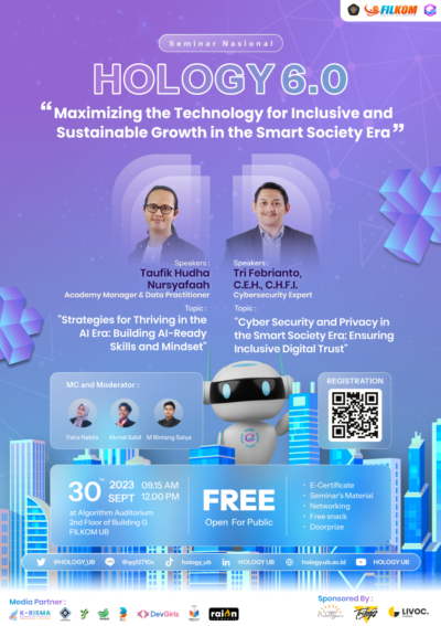 Open Registration: Seminar Nasional HOLOGY 6.0 - Fakultas Ilmu Komputer | Universitas Brawijaya