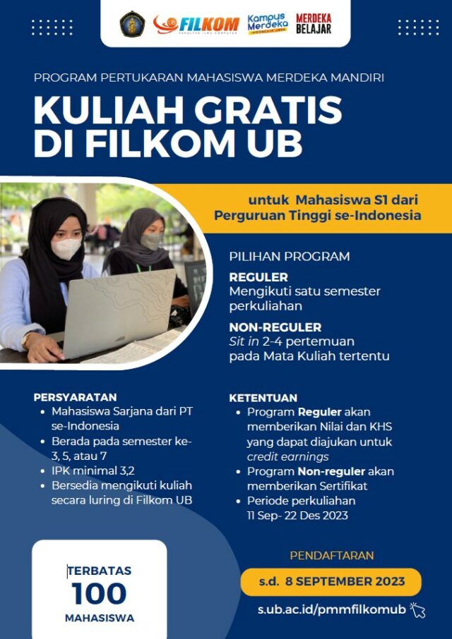 Program Pertukaran Mahasiswa Merdeka (PMM) Mandiri FILKOM UB - Fakultas ...