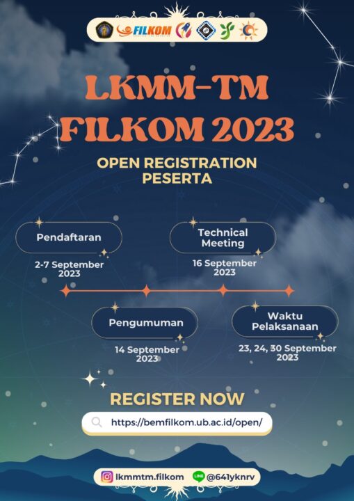 LKMM-TM FILKOM 2023 (Open Registration) - Fakultas Ilmu Komputer | Universitas Brawijaya