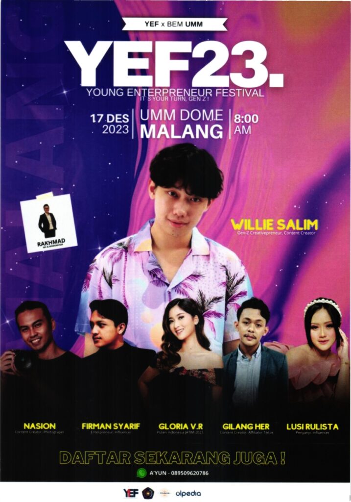 BEM Universitas Muhammadiyah Malang (UMM) - Young Entrepreneur Festival 2023 - Fakultas Ilmu ...