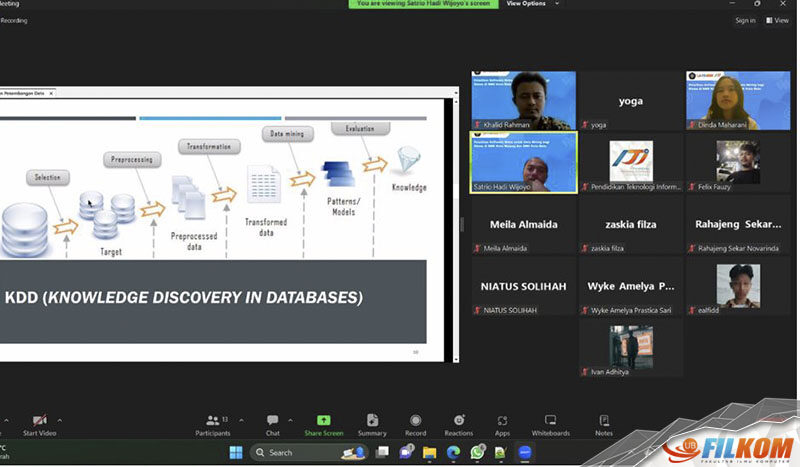 FILKOM UB Adakan Pelatihan Software WEKA Untuk Data Mining Bagi Siswa di SMK kota Malang dan ...
