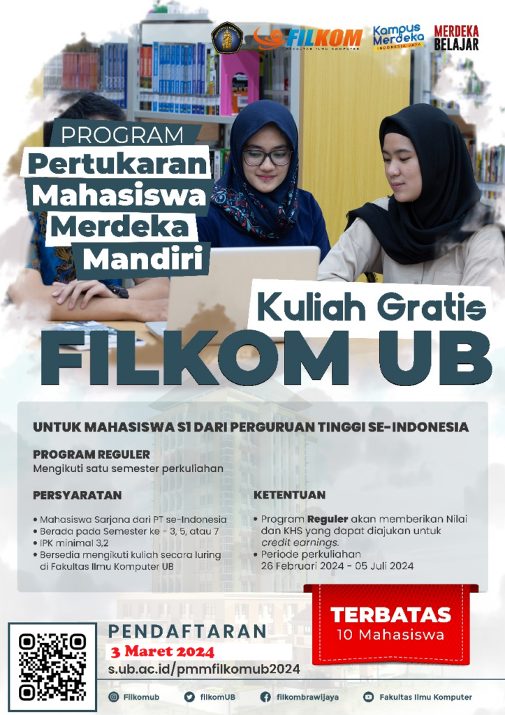Program Pertukaran Mahasiswa Merdeka Mandiri - Fakultas Ilmu Komputer | Universitas Brawijaya