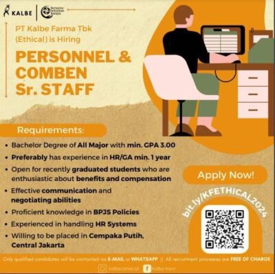 LOWONGAN PT. KALBE FARMA, TBK (SBU ETHICAL) - Fakultas Ilmu Komputer ...
