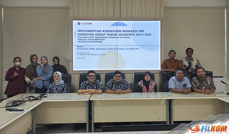FILKOM UB : Prodi Pendidikan Teknologi Informasi Adakan Workshop Implementasi OBE pada SIADO ...