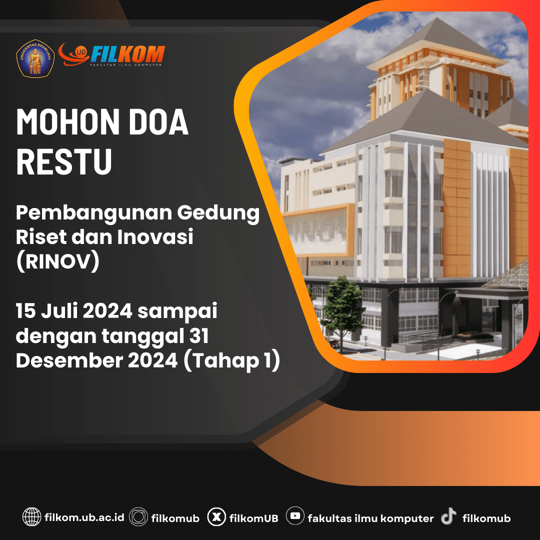 Pembangunan Gedung Riset dan Inovasi Tahap I FILKOM - Fakultas Ilmu Komputer | Universitas Brawijaya