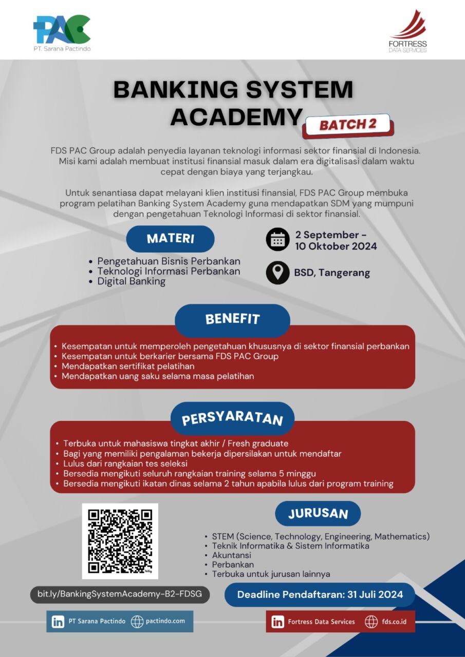 Program Banking System Academy Batch 2 - Fakultas Ilmu Komputer | Universitas Brawijaya