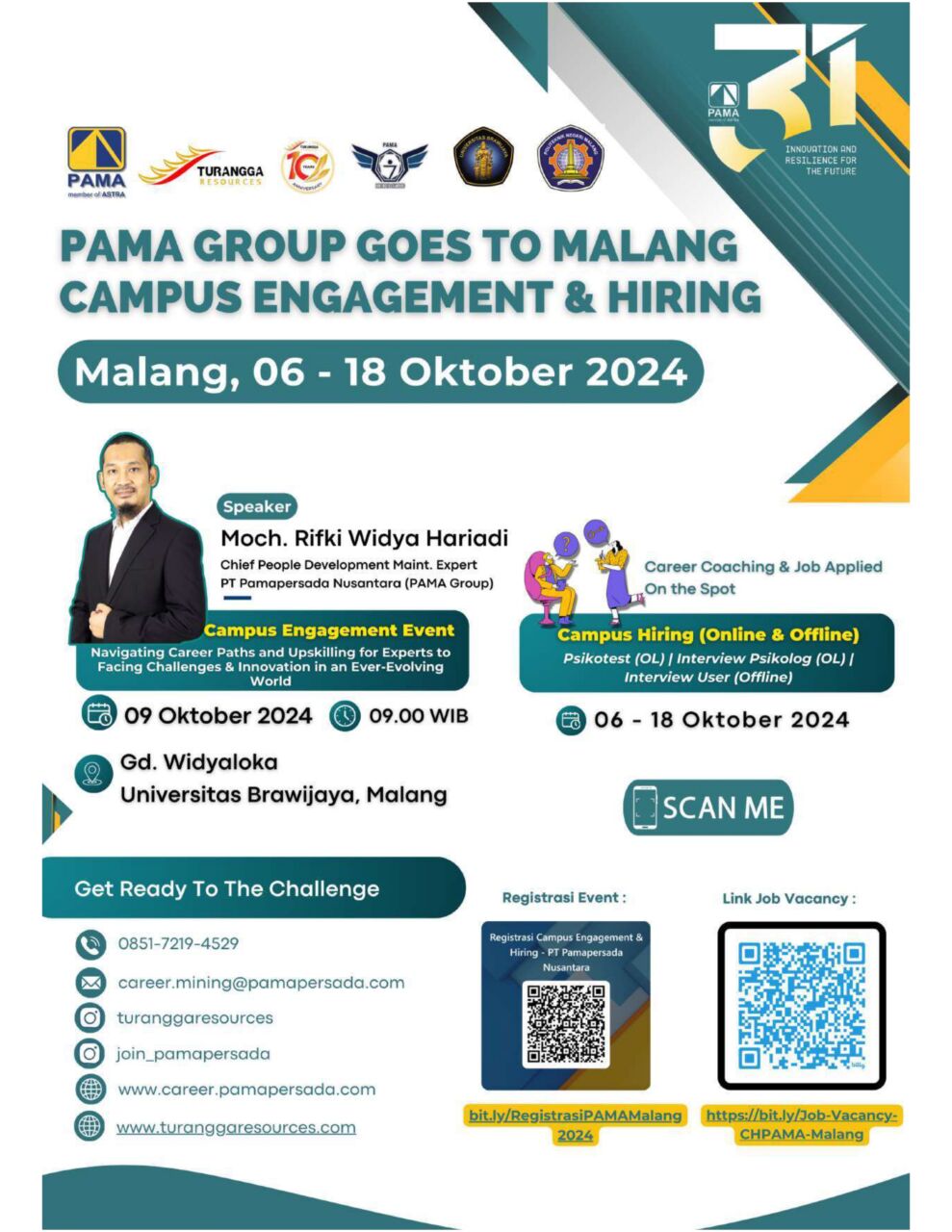 Campus Engagement & Hiring - Pama Group - Fakultas Ilmu Komputer ...