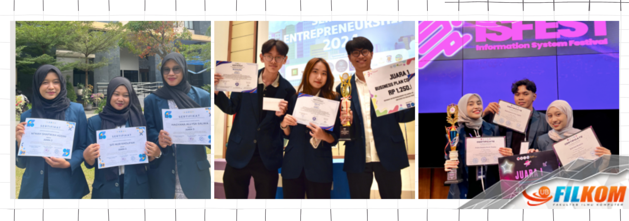 FILKOM JUARA : Rangkaian Prestasi Mahasiswa Agustus dan September 2024 ...