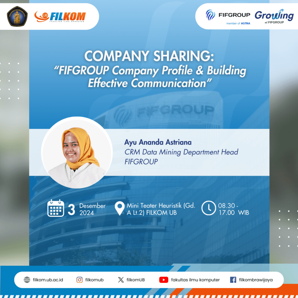 Company Sharing Session & Campus Hiring FIF Group - Fakultas Ilmu ...