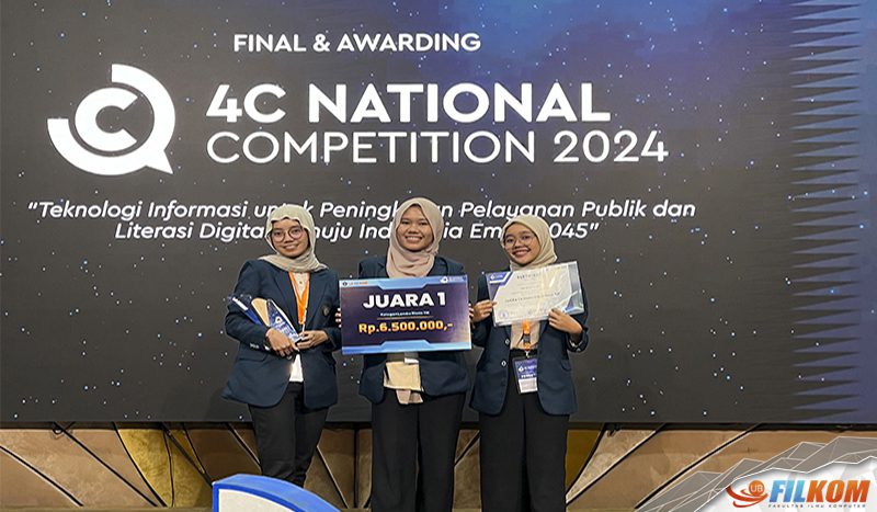 Mahasiswa FILKOM Raih Juara di 4C National Competition 2024 - Fakultas Ilmu Komputer ...